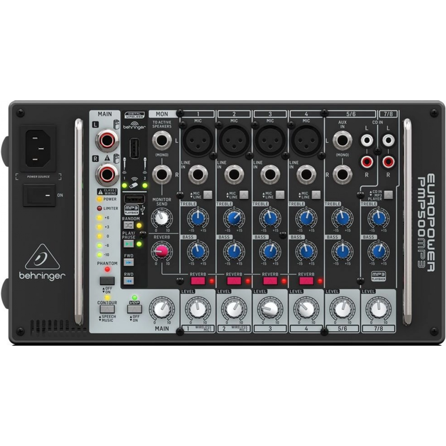 BEHRINGER EUROPOWER PMP500MP3 A082476. Купить Микшерный пульт на ...